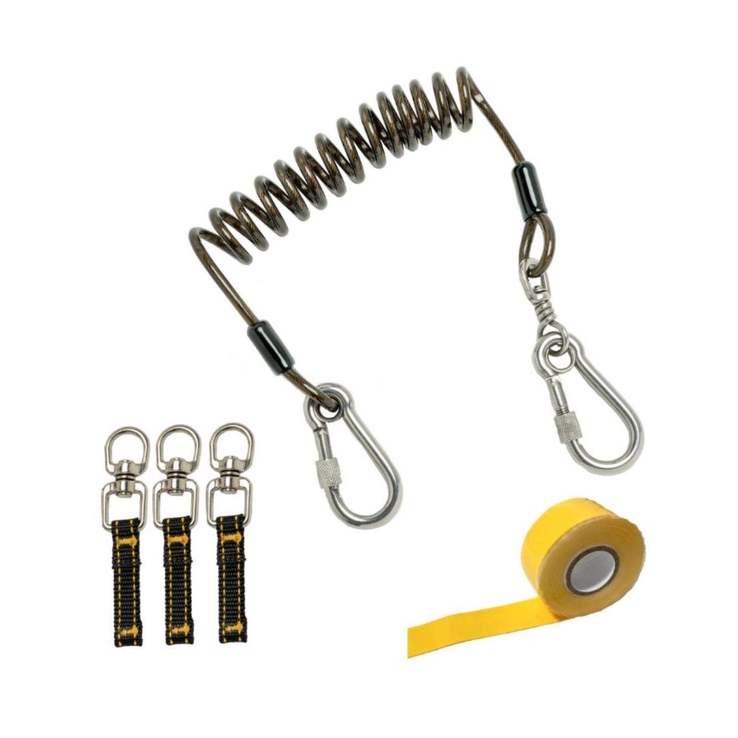 DeWalt Polyester Coiled Tool Tether Kit 2 lb. cap. Assorted 5 pc - Ace ...