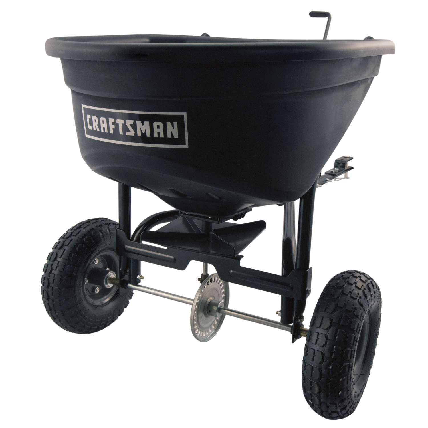 Craftsman 10 ft. W Tow Broadcast Spreader For Fertilizer 110 lb - Ace ...