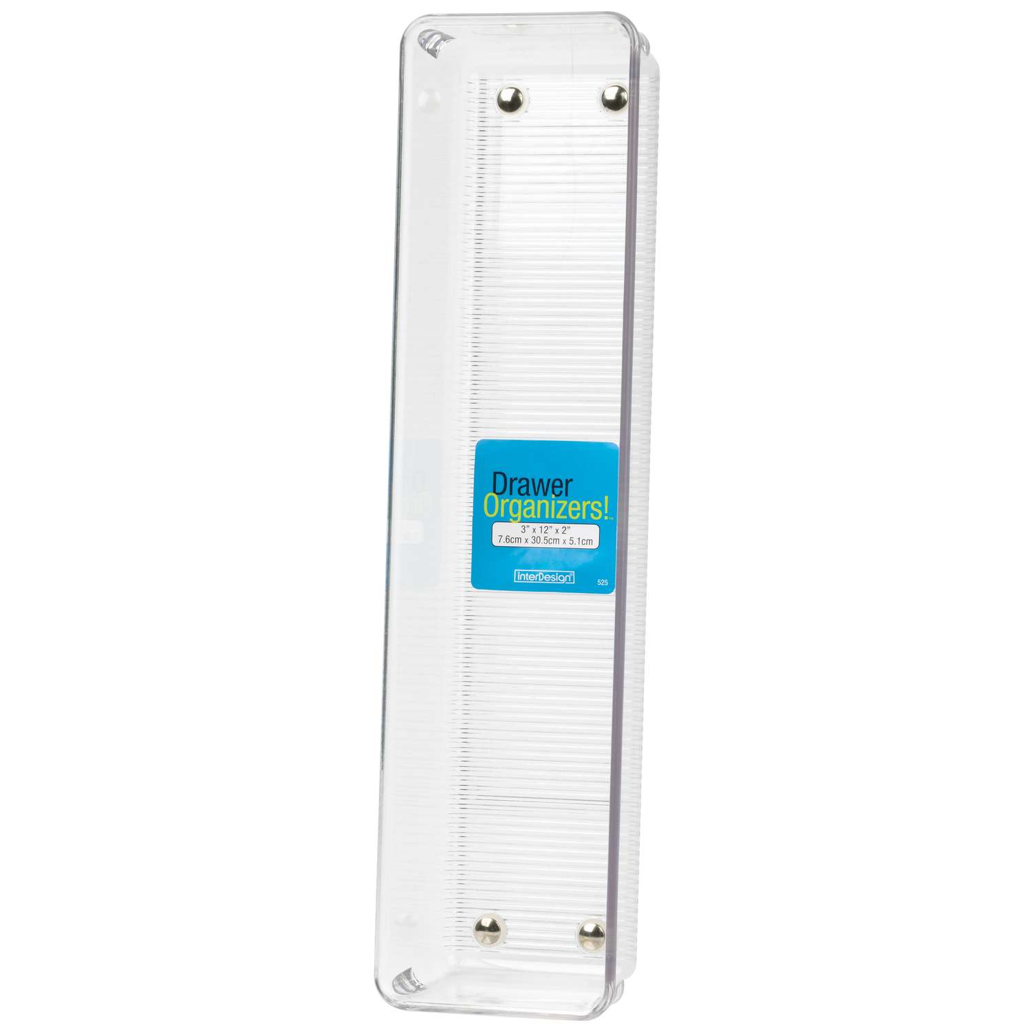 iDesign Linus 2 in. H X 3 in. W X 12 in. D Plastic Drawer Organizer ...