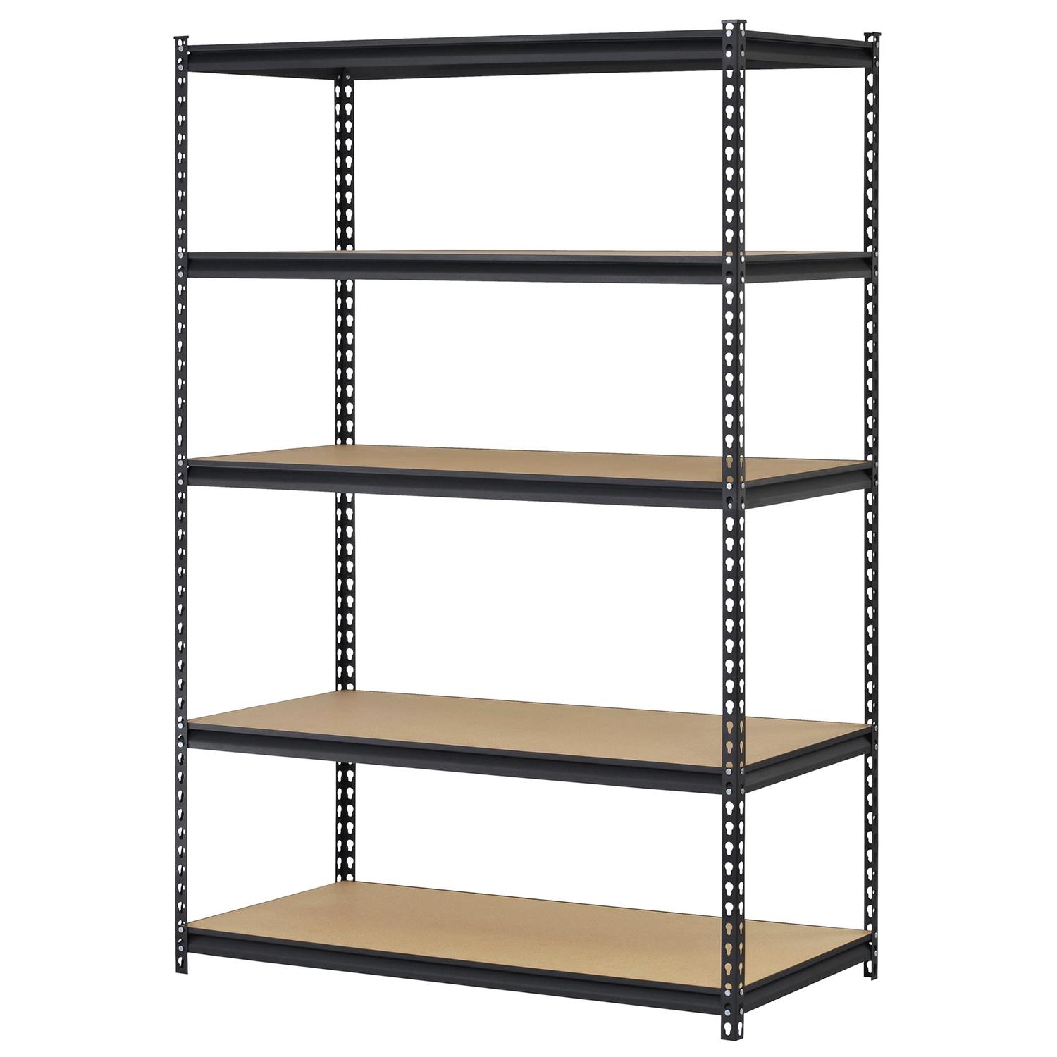 Edsal Muscle Rack Steel Shelving Unit - Ace Hardware Mfr# UR-245BLK ...