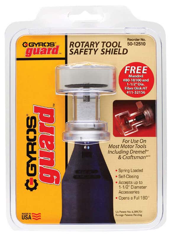 Gyros Tools GYROSGuard 1 1/2 in. X 4 in. L Plastic Round Rotary Tool ...
