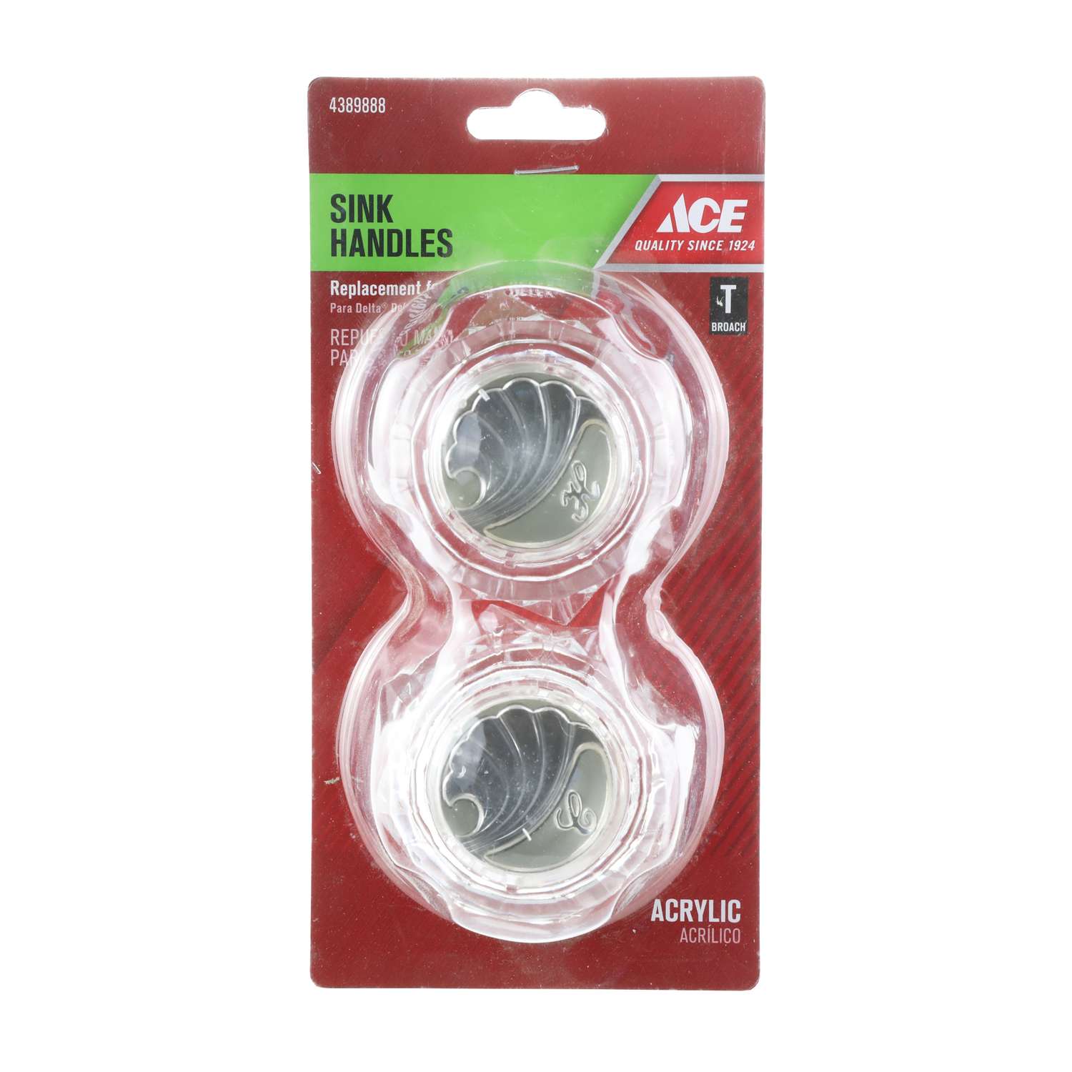 Ace For Delta Delex Clear Bathroom, Tub and Shower Faucet Handles - Ace ...