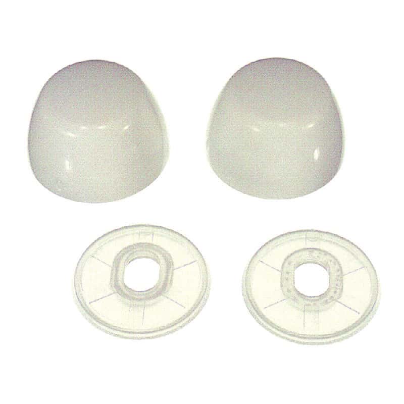 Danco Toilet Bolt Caps White Plastic For Universal - Ace Hardware