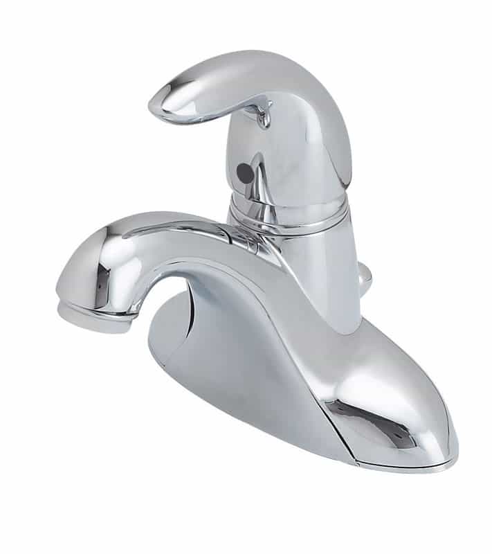 OakBrook Coastal Chrome Single Handle Lavatory Pop-Up Faucet 4 in ...