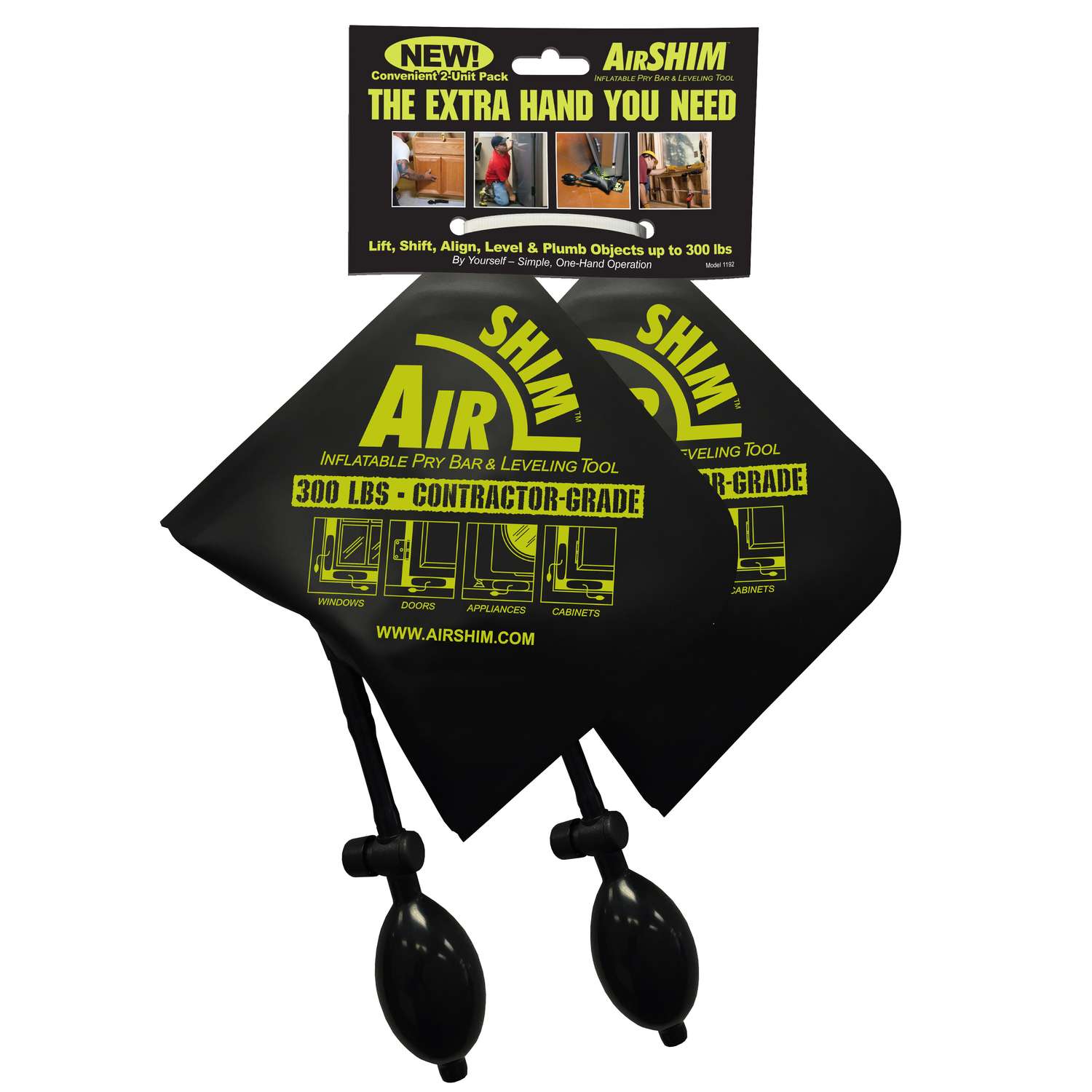 Calculated Industries AirShim 15 in. Contractor Grade Inflatable Pry ...