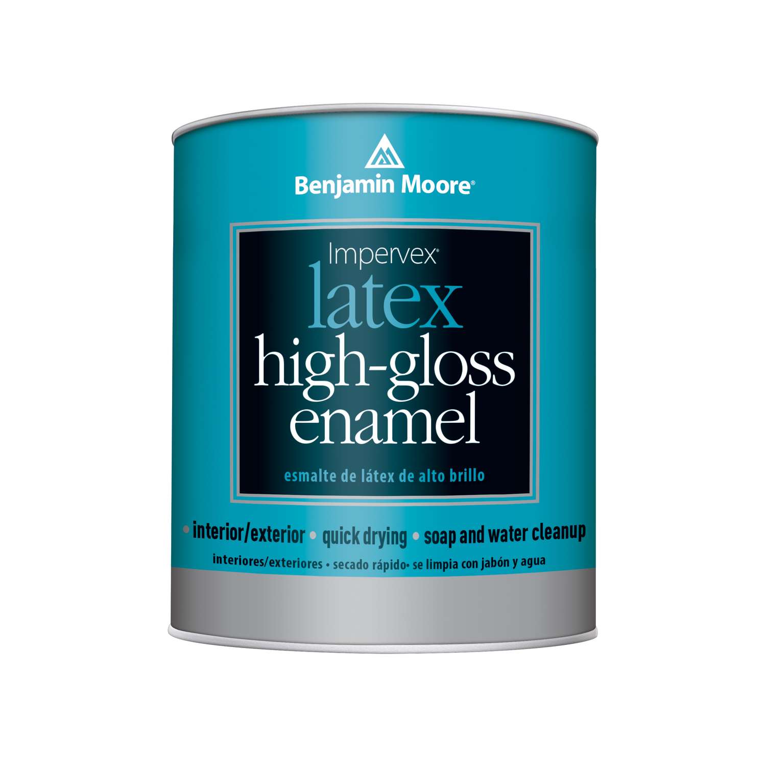 Benjamin Moore Impervex High-Gloss Black Enamel Exterior and Interior 1 ...