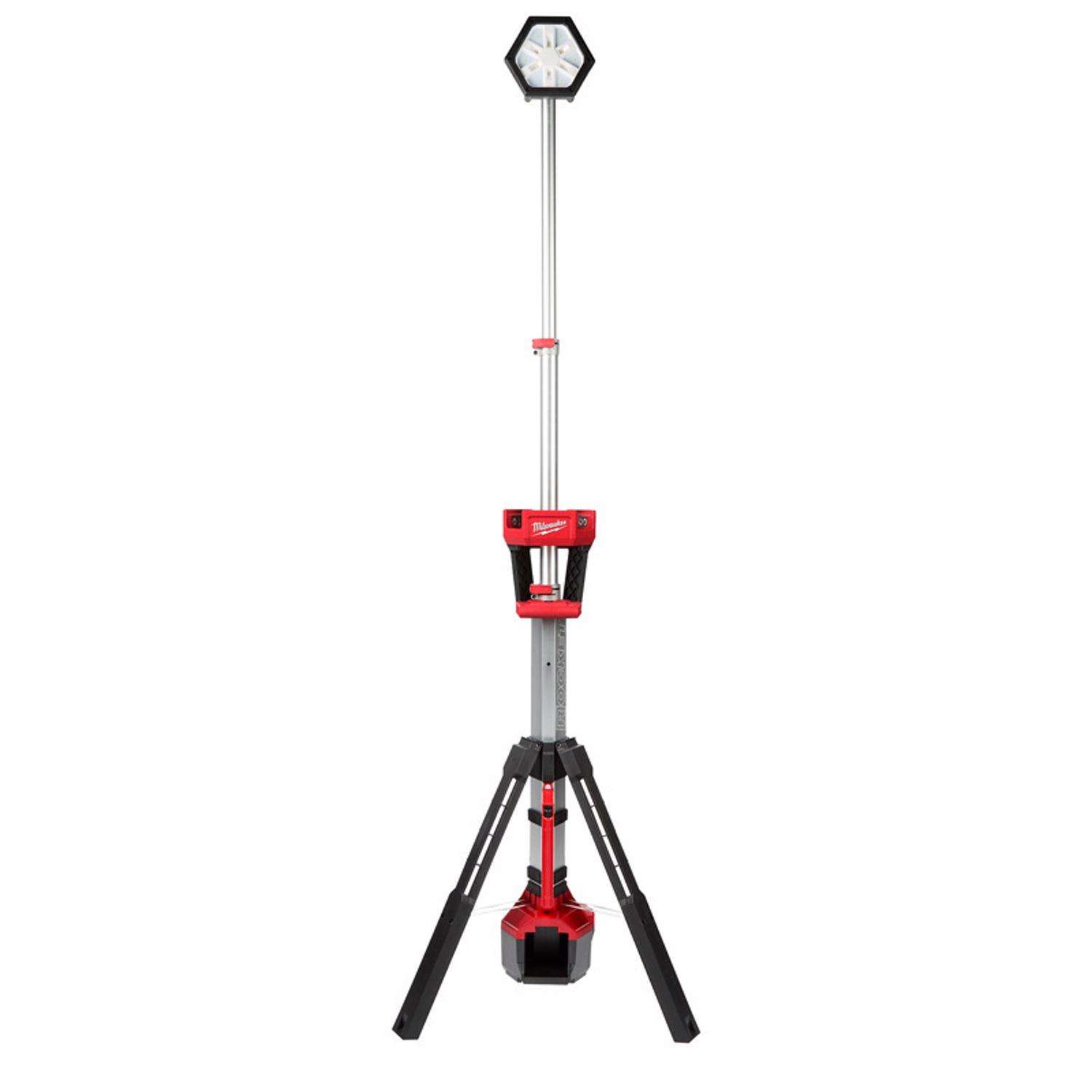 Milwaukee M18 Rocket 2500 lm LED Dual Power Tripod Tower Light - Ace ...