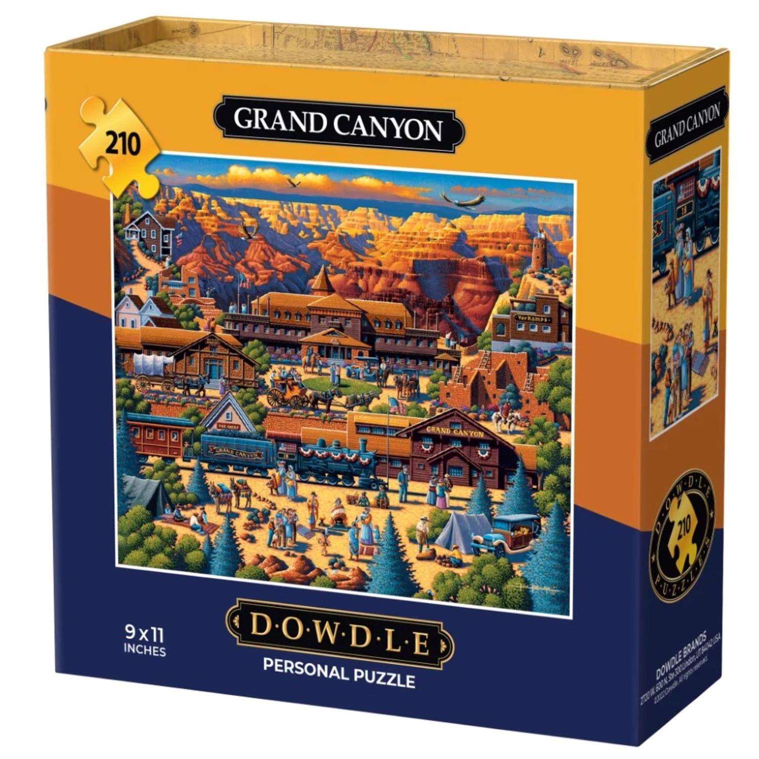 Dowdle Grand Canyon Personal Puzzle Cardboard/Paper Multicolored 210 pc ...