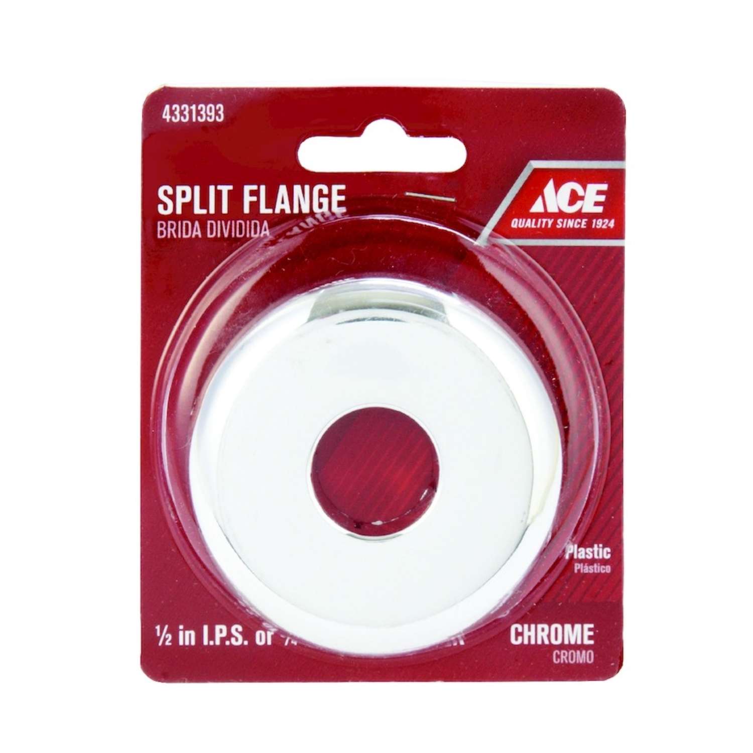 Ace 1/2 in. Plastic Split Flange - Ace Hardware