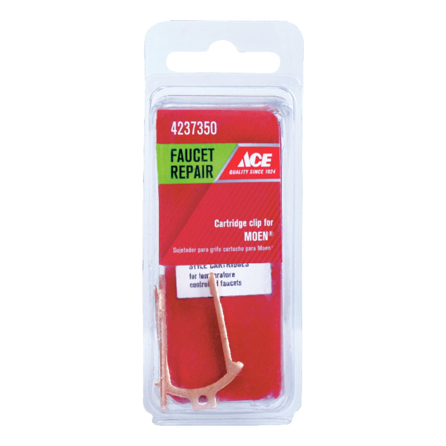 Ace Cartridge Clip Moen 1/2 in. H Stainless Steel 1 pc - Ace Hardware