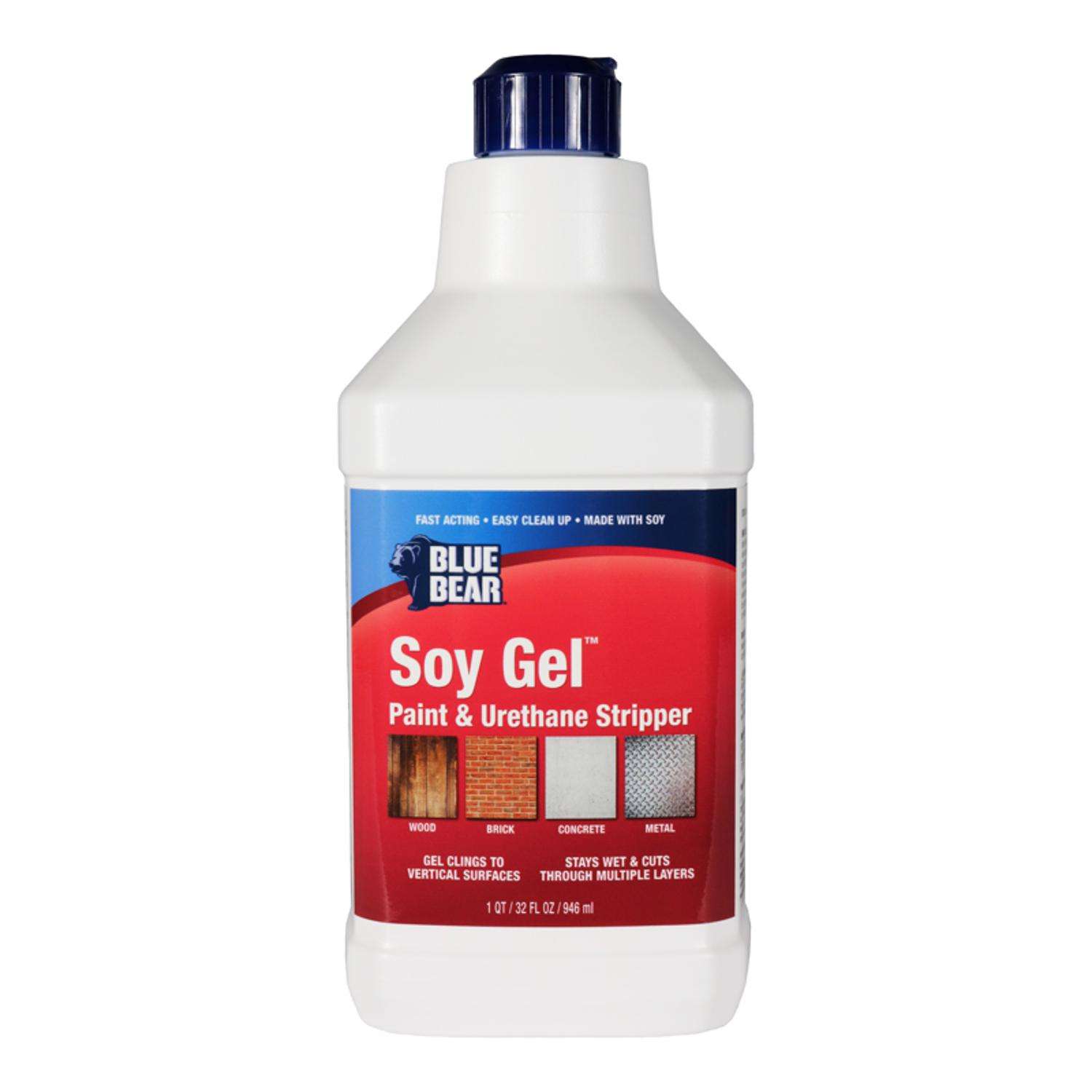 Blue Bear Soy Gel Paint and Urethane Stripper 1 qt - Ace Hardware