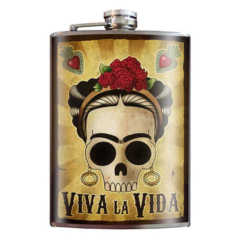 Trixie & Milo Viva la Vida Frida 8 oz Multicolored Stainless Steel ...