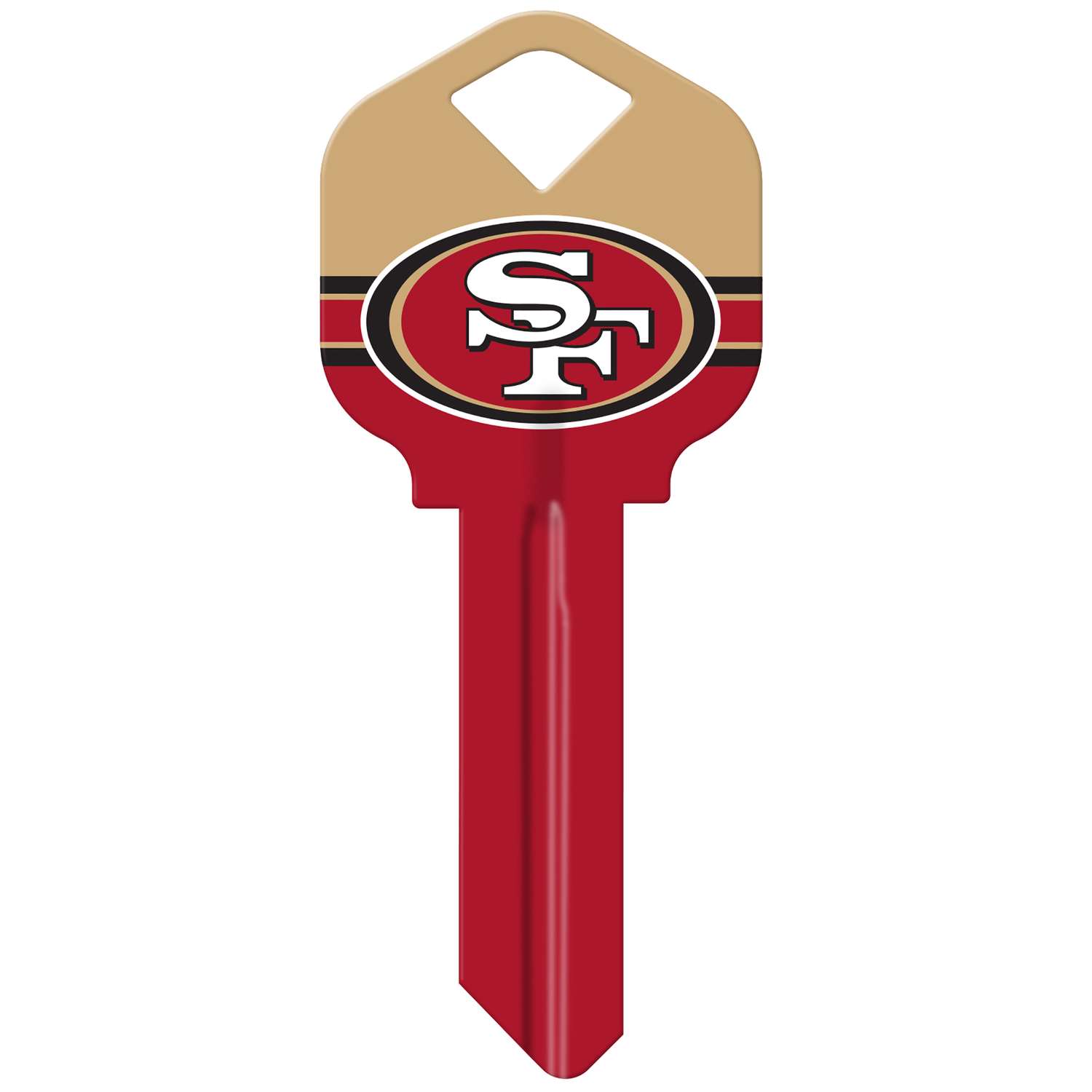 Hillman San Francisco 49ers Painted Key House/Office Universal Key ...