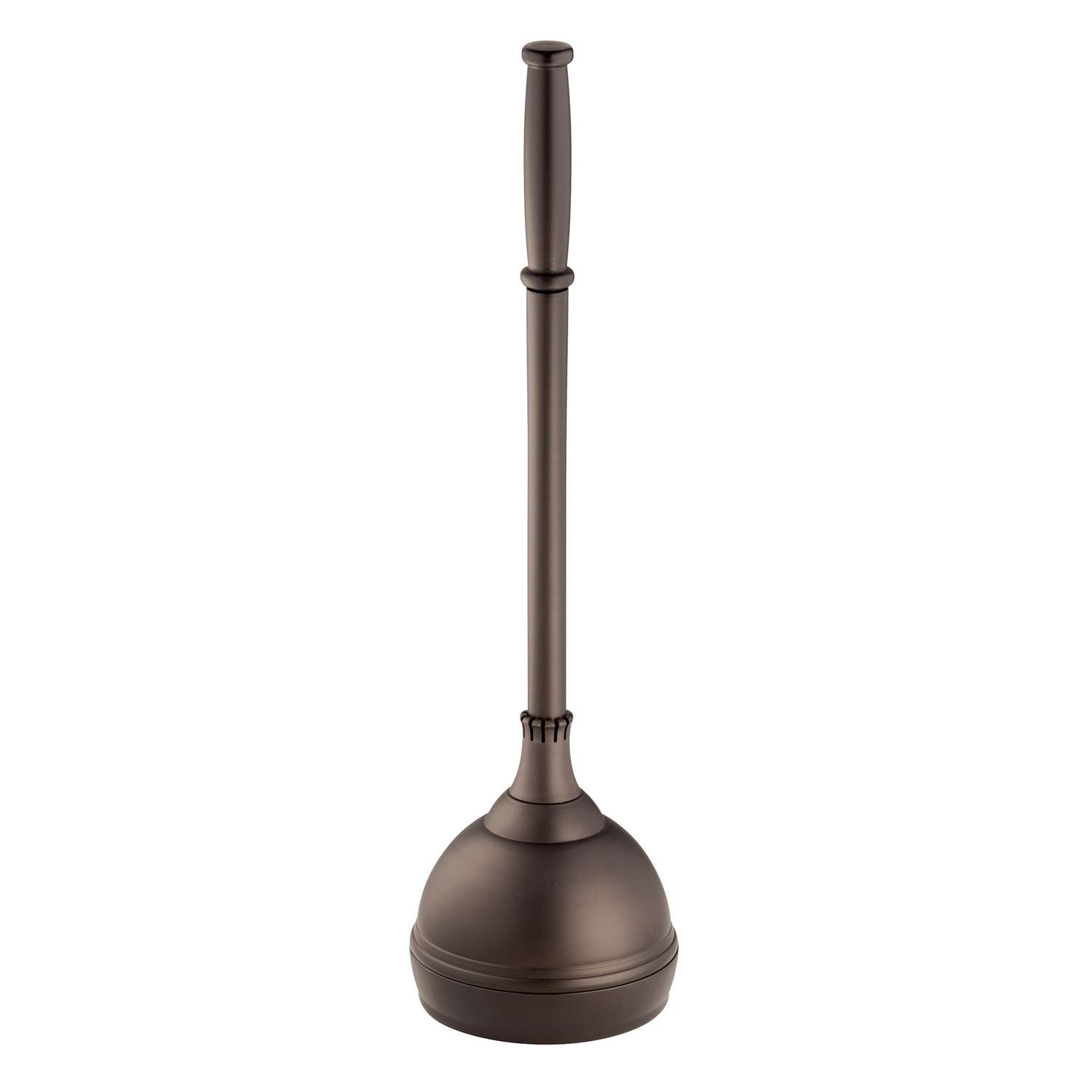iDesign Kent Toilet Plunger with Holder 5.96 in. D - Ace Hardware