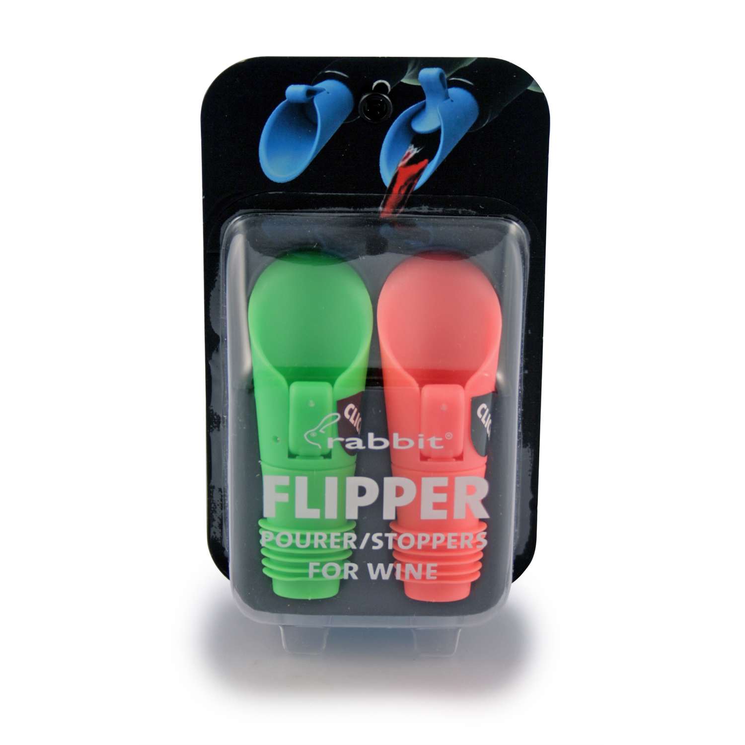 Rabbit Flipper Assorted Rubber Wine Pourer and Stopper - Ace Hardware