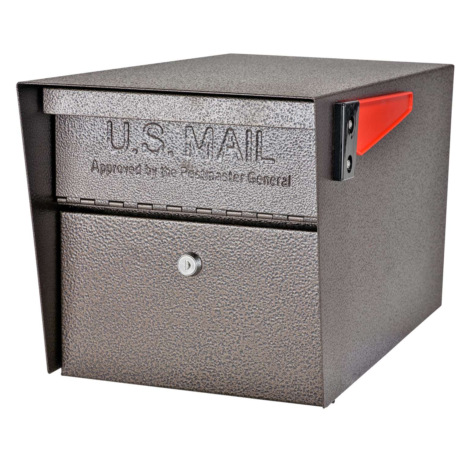 Mail Boss Mail Manager Modern Galvanized Steel Post Mount Bronze ...