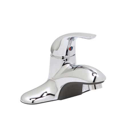 Huntington Brass Reliaflo Chrome Centerset Bathroom Sink Faucet 4 in ...