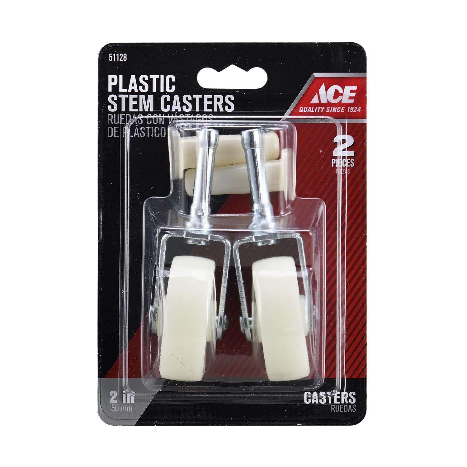 Ace 2 in. D Swivel Plastic Caster 60 lb 1 pk - Ace Hardware