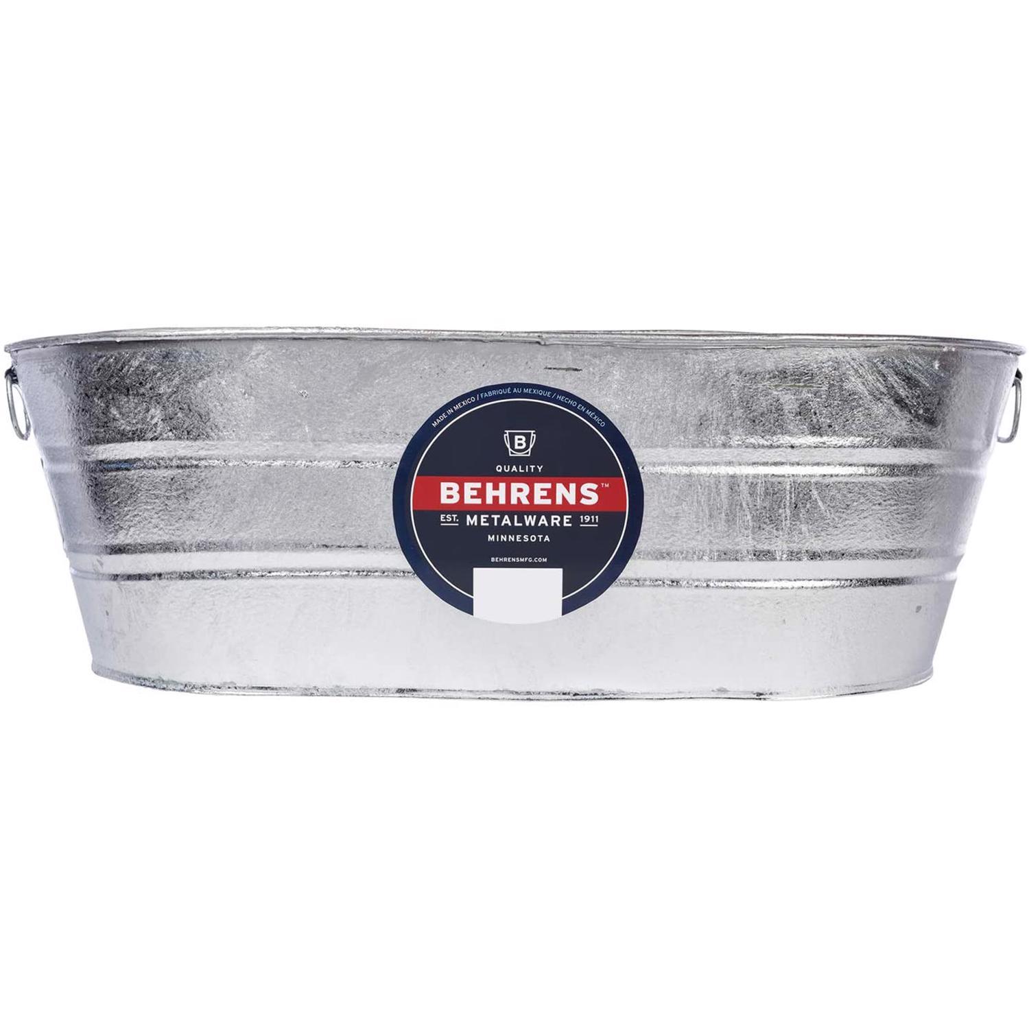 Behrens 16 gal Steel Tub Oval Mfr# 3-OV - Ace Hardware