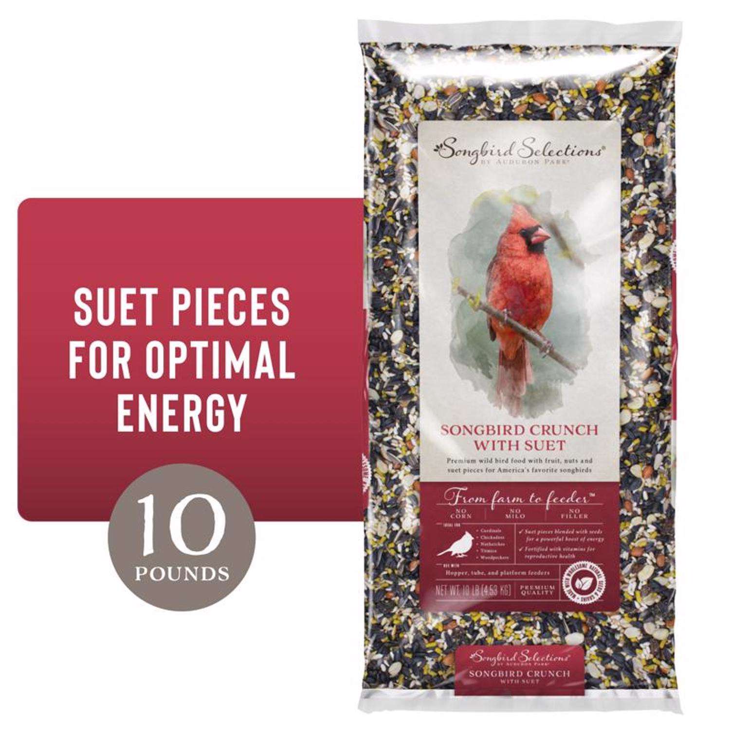 Songbird Selections Songbird Crunch Wild Bird Seed Wild Bird Food 10 lb ...