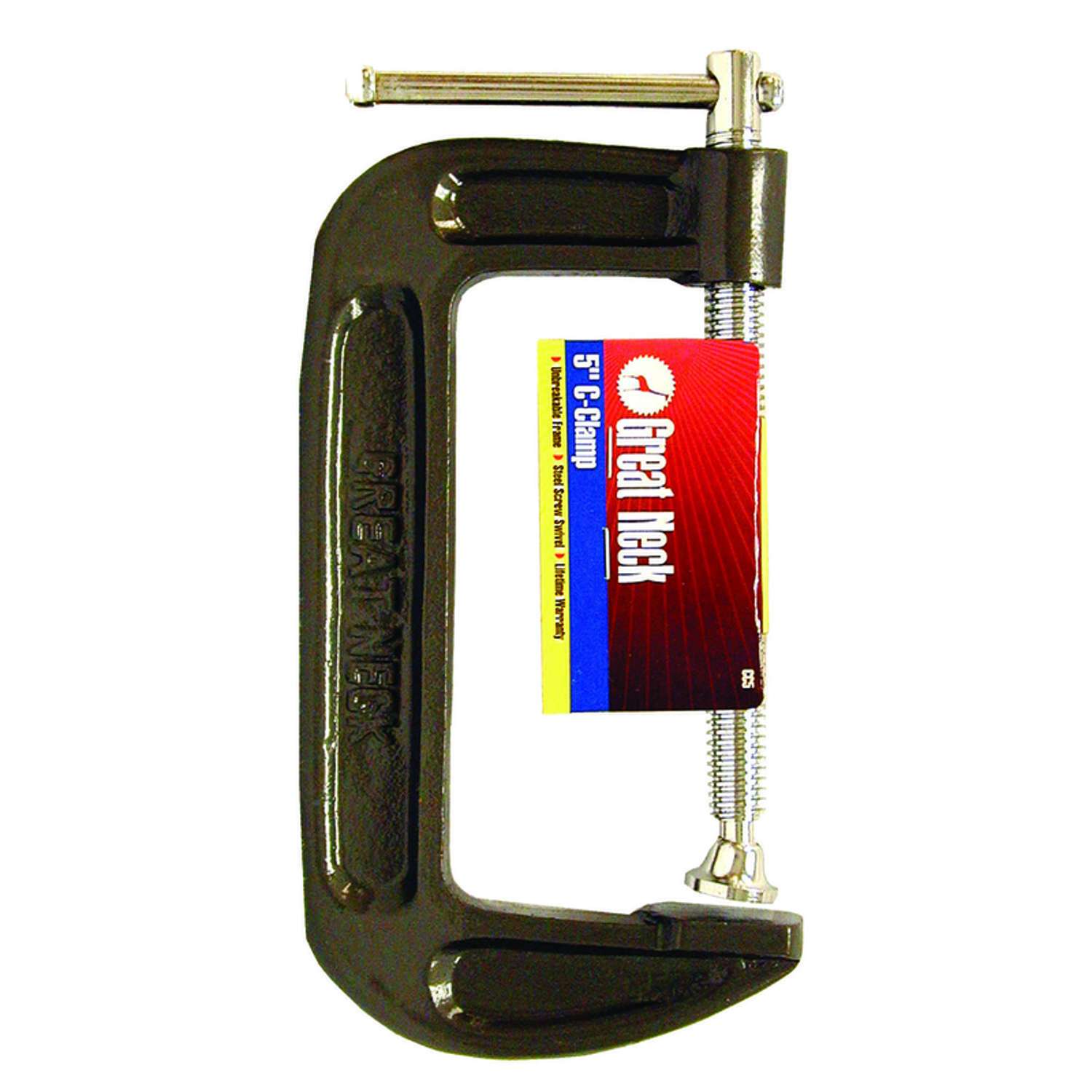 Great Neck 5 in. D C-Clamp 1 pk - Ace Hardware