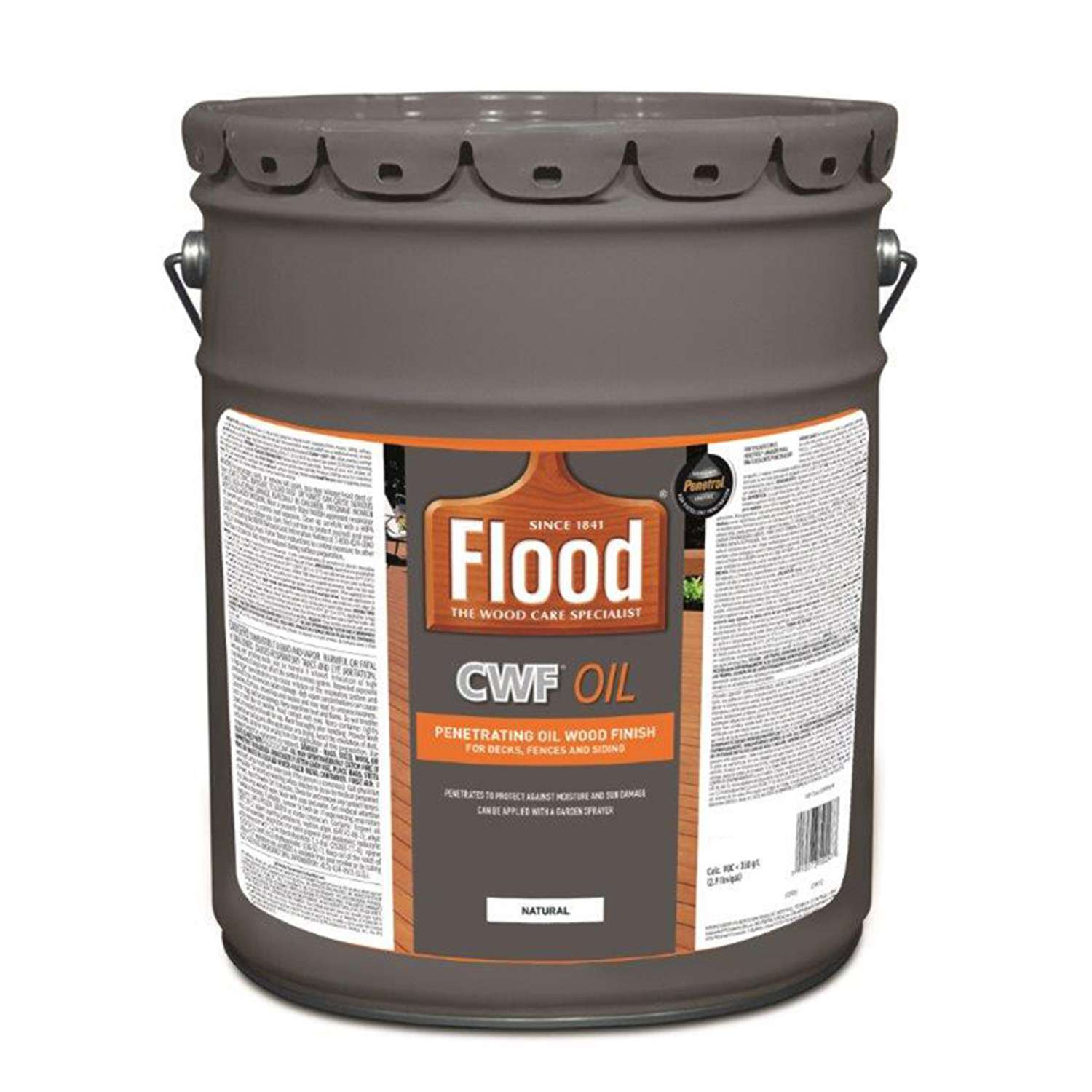 Flood CWF OIL Matte Natural Oil-Based Wood Finish 5 gal - Ace Hardware