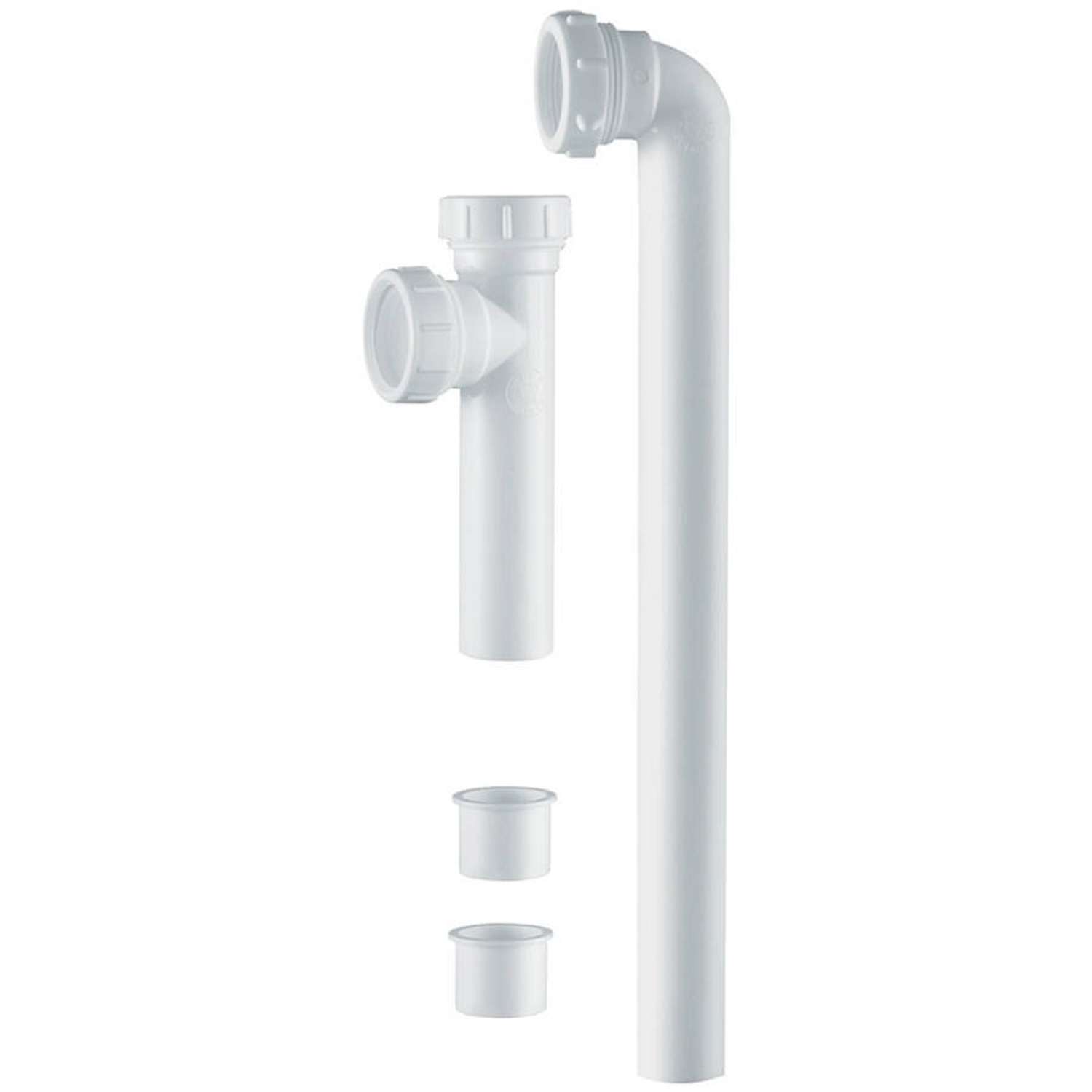 PlumbCraft 1-1/2 in. D X 16 in. L Plastic End Outlet Waste Mfr ...