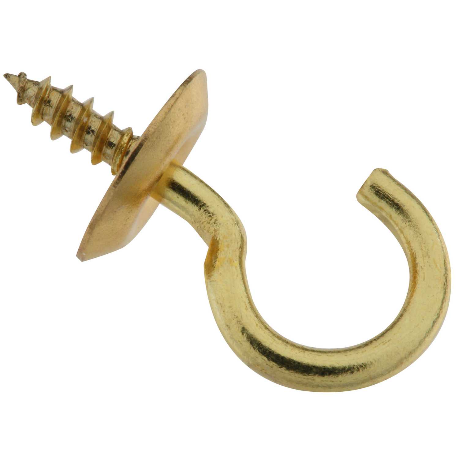 National Hardware Large Solid Brass 5/8 in. L Hook 5 lb. 6 pk - Ace ...