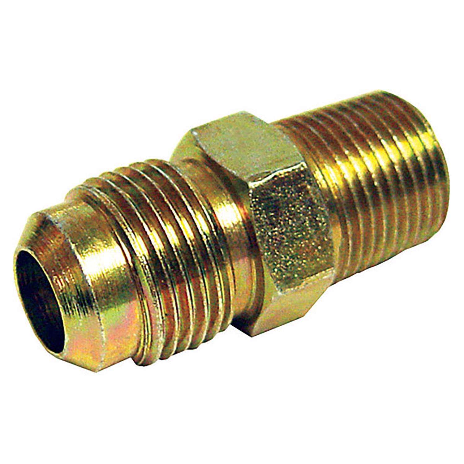 1/4 in. Flare X 1/4 in. D Male Brass Adapter - Ace Hardware