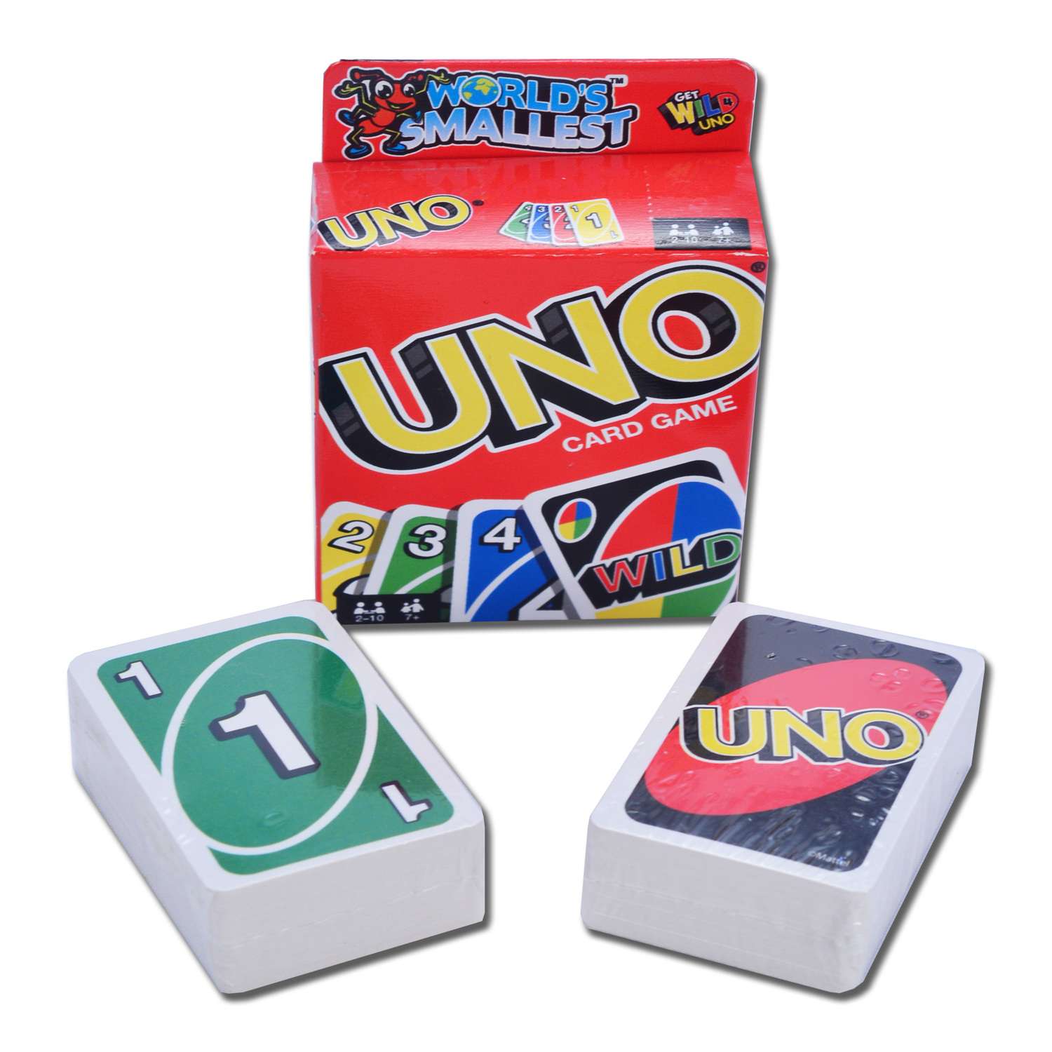 World's Smallest Uno Card Game Multicolored 110 pc Mfr# 568 - Ace Hardware