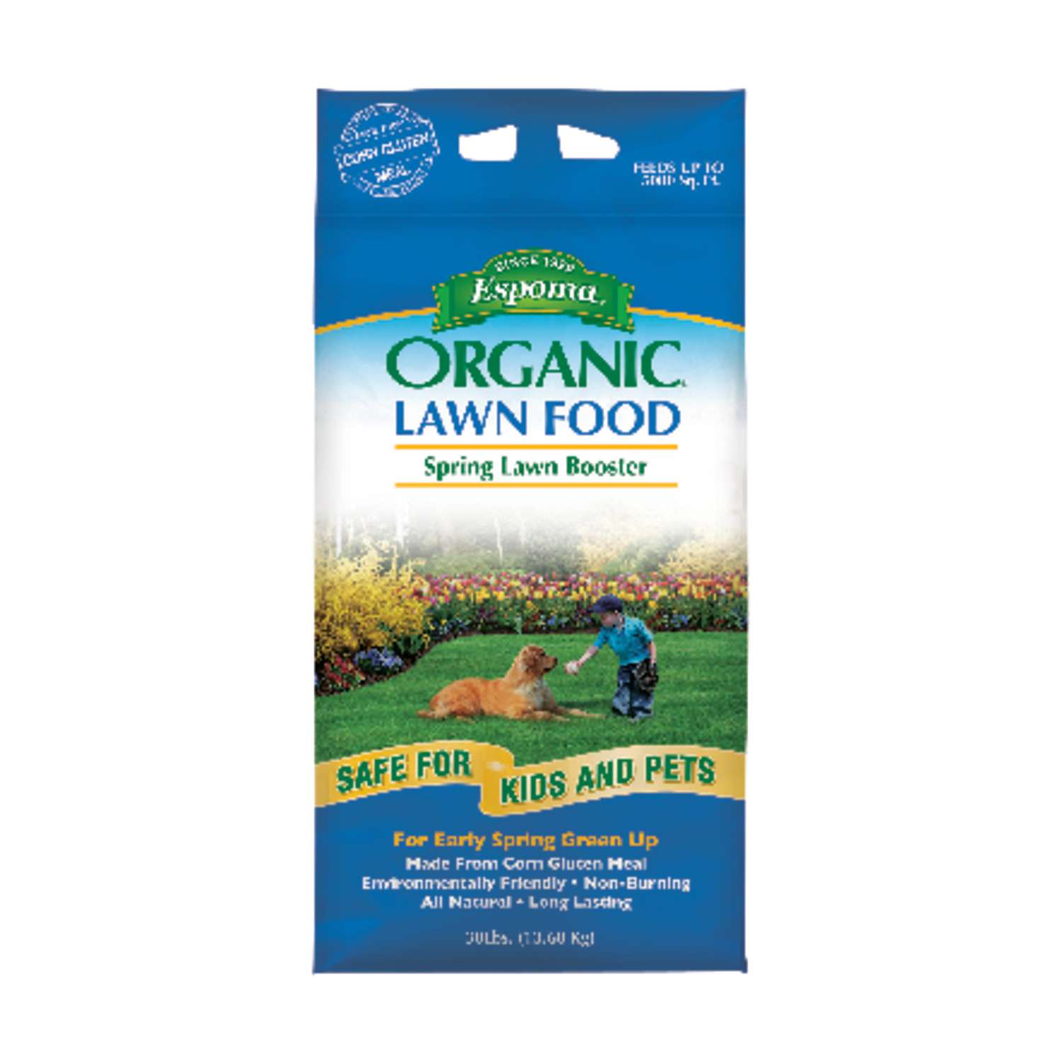 Espoma Organic Spring Lawn Food For All Grasses 5000 sq ft - Ace Hardware