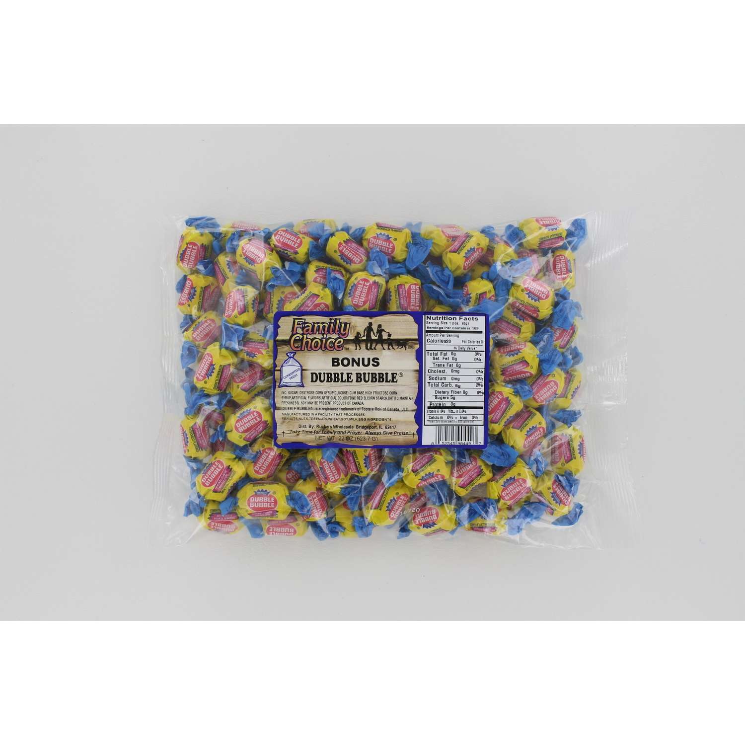 Family Choice Double Bubble Bubble Gum Gummy Candy 22 oz - Ace Hardware