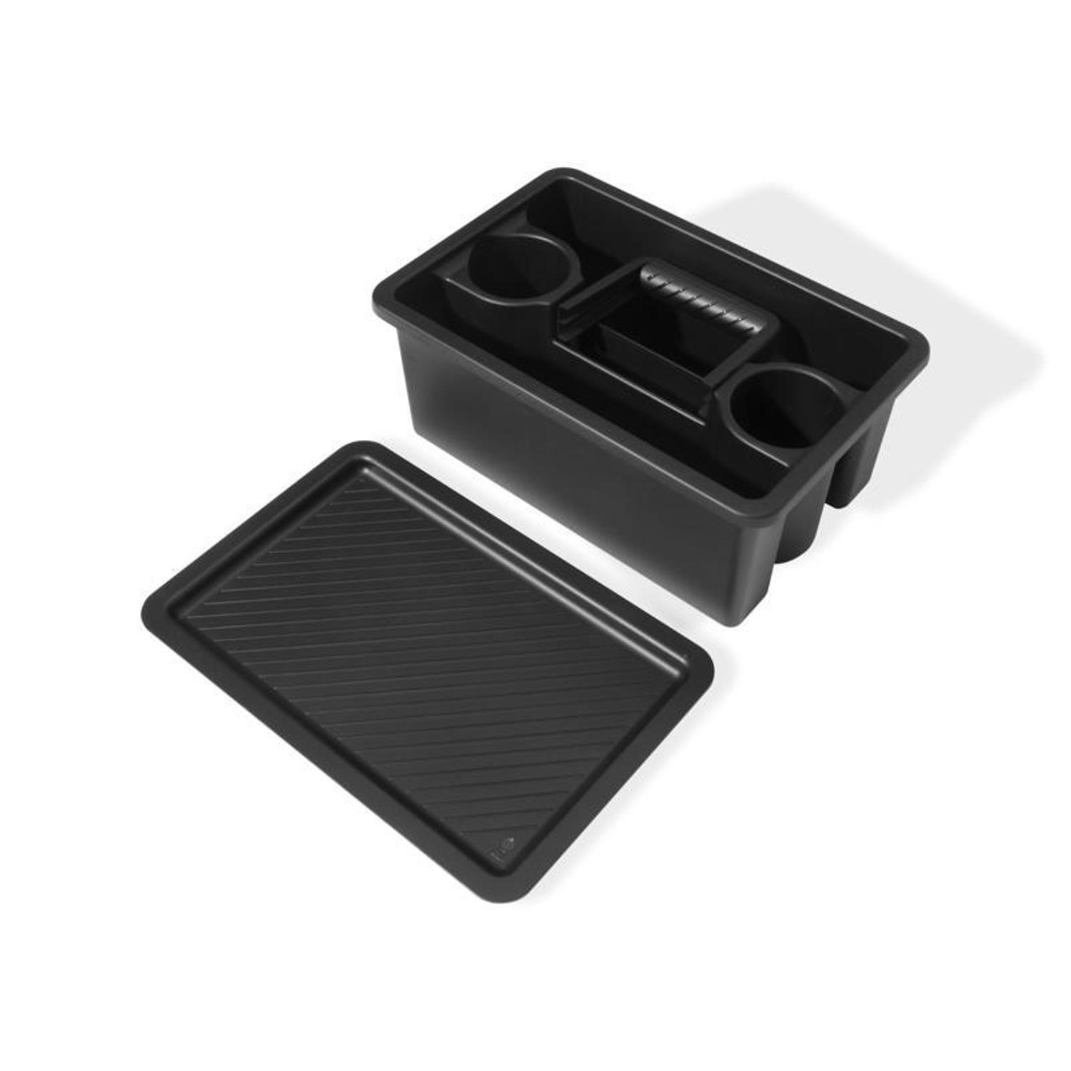 Weber Works Caddy with Tray Lid Black Accessory Organizer Mfr# 3400128 ...