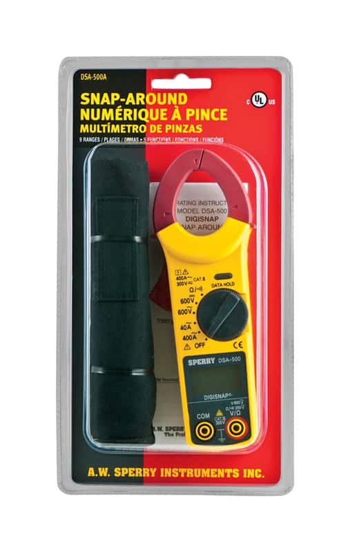 Sperry Snap-Around 300 - 600 V LCD AC Clamp Meter 1 pk - Ace Hardware