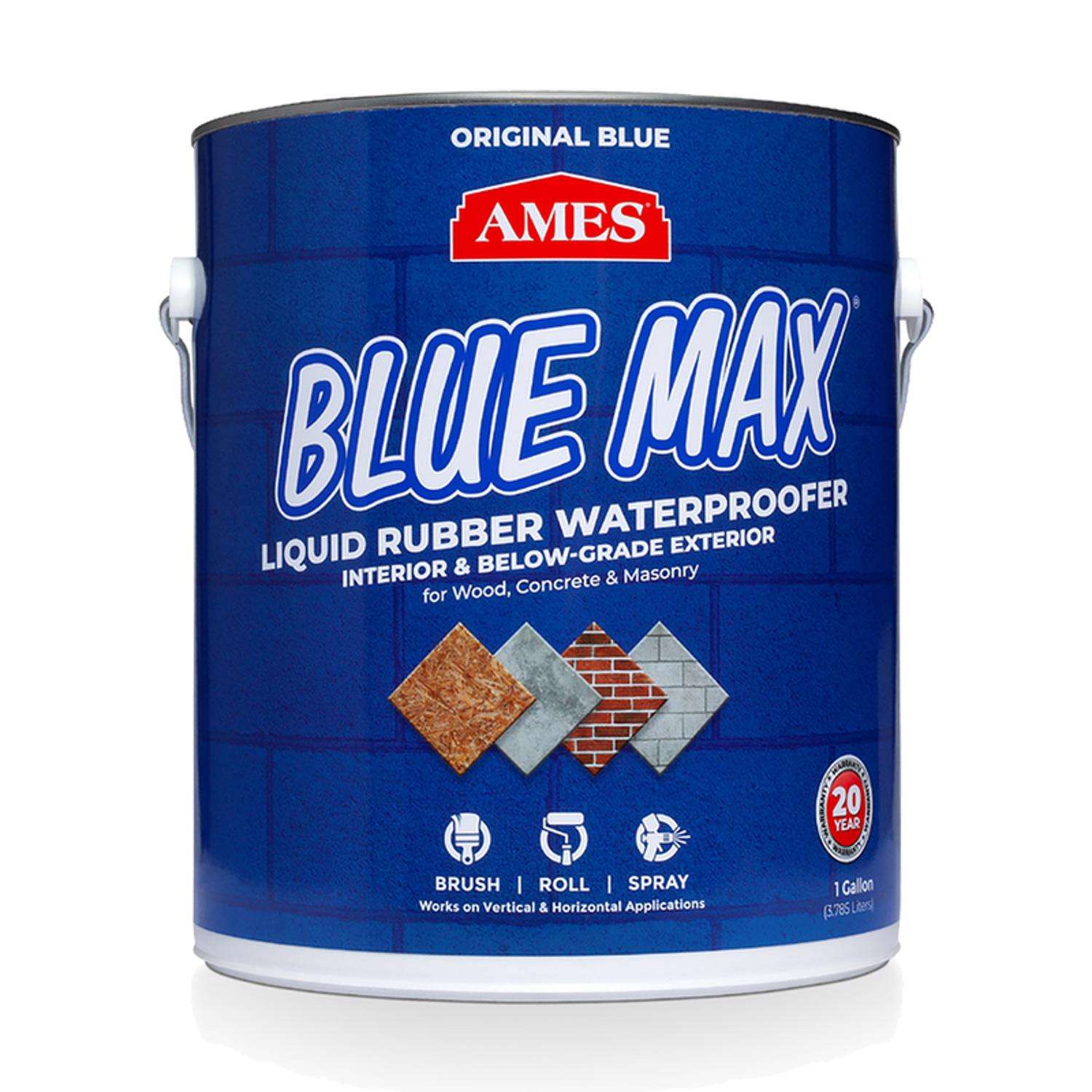 AMES Blue Max Liquid Rubber Blue Waterproof Coating 1 gal - Ace Hardware