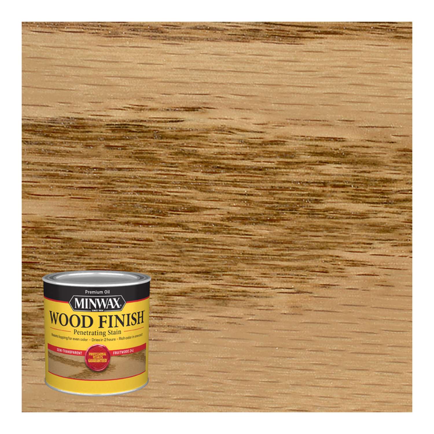Minwax Wood Finish Semi-Transparent Fruitwood Oil-Based Wood Stain 0.5 ...