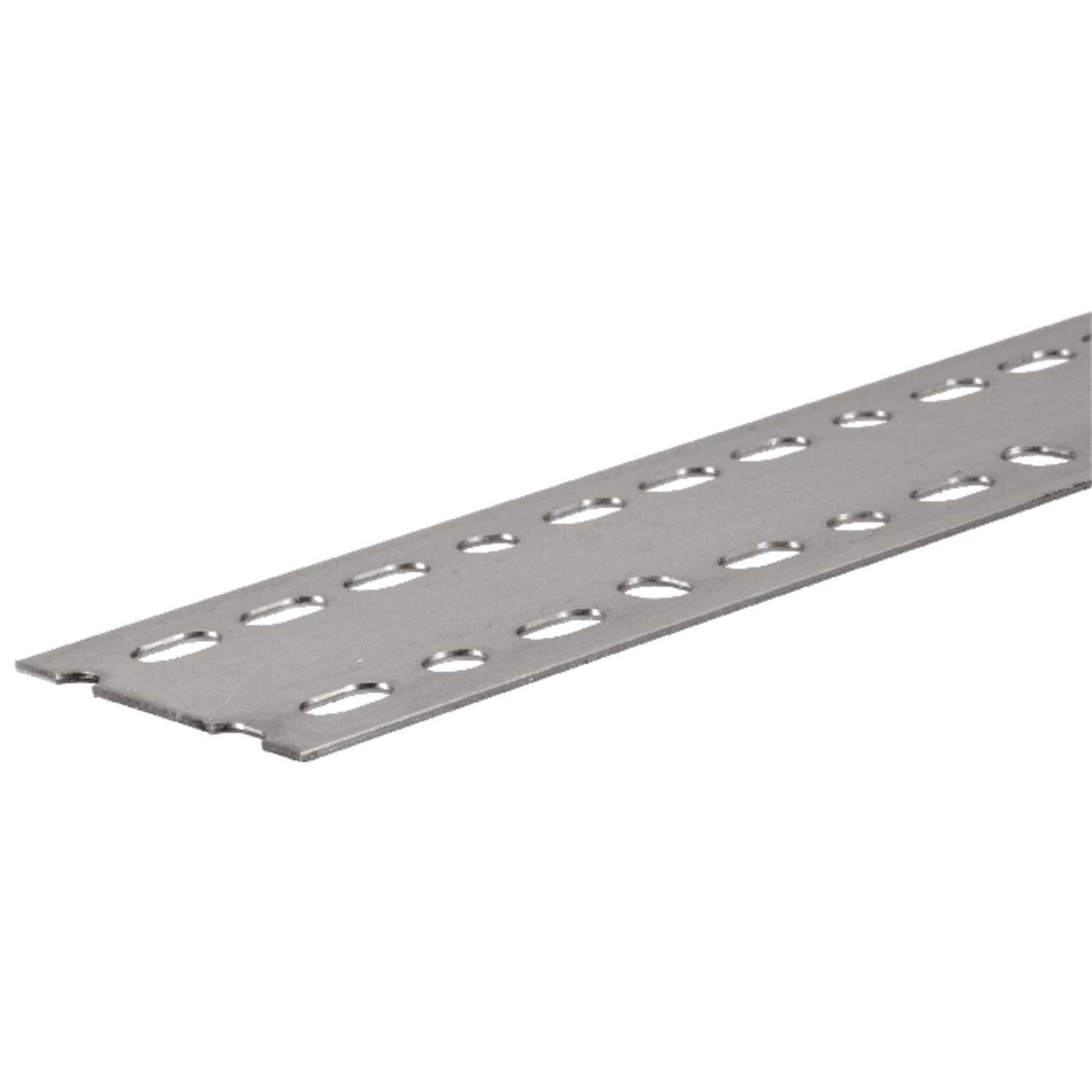 Boltmaster 0.05 in. X 2.25 in. W X 36 in. L Steel Slotted Strapping ...