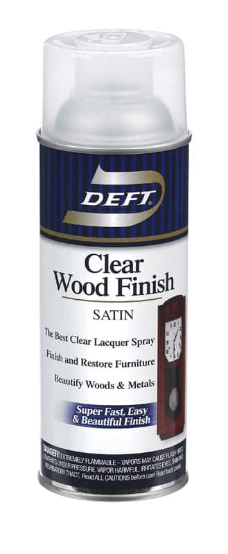 Deft Satin Clear Oil-Based Wood Finish Lacquer Spray 11.5 oz. - Ace ...