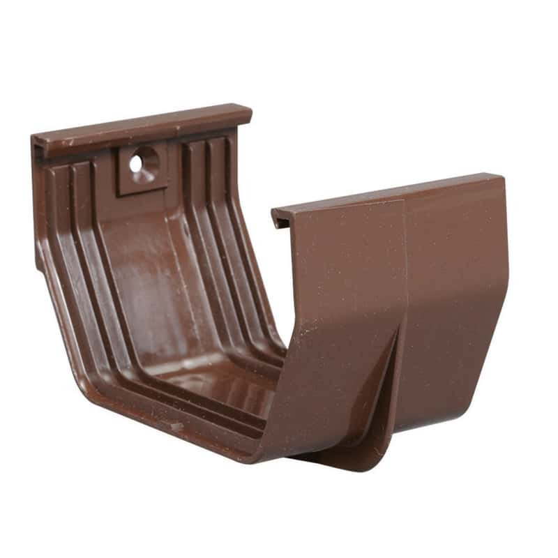 Amerimax 3.3 in. H X 3 in. W X 5 in. L Brown Vinyl U Gutter Connector - Ace Hardware