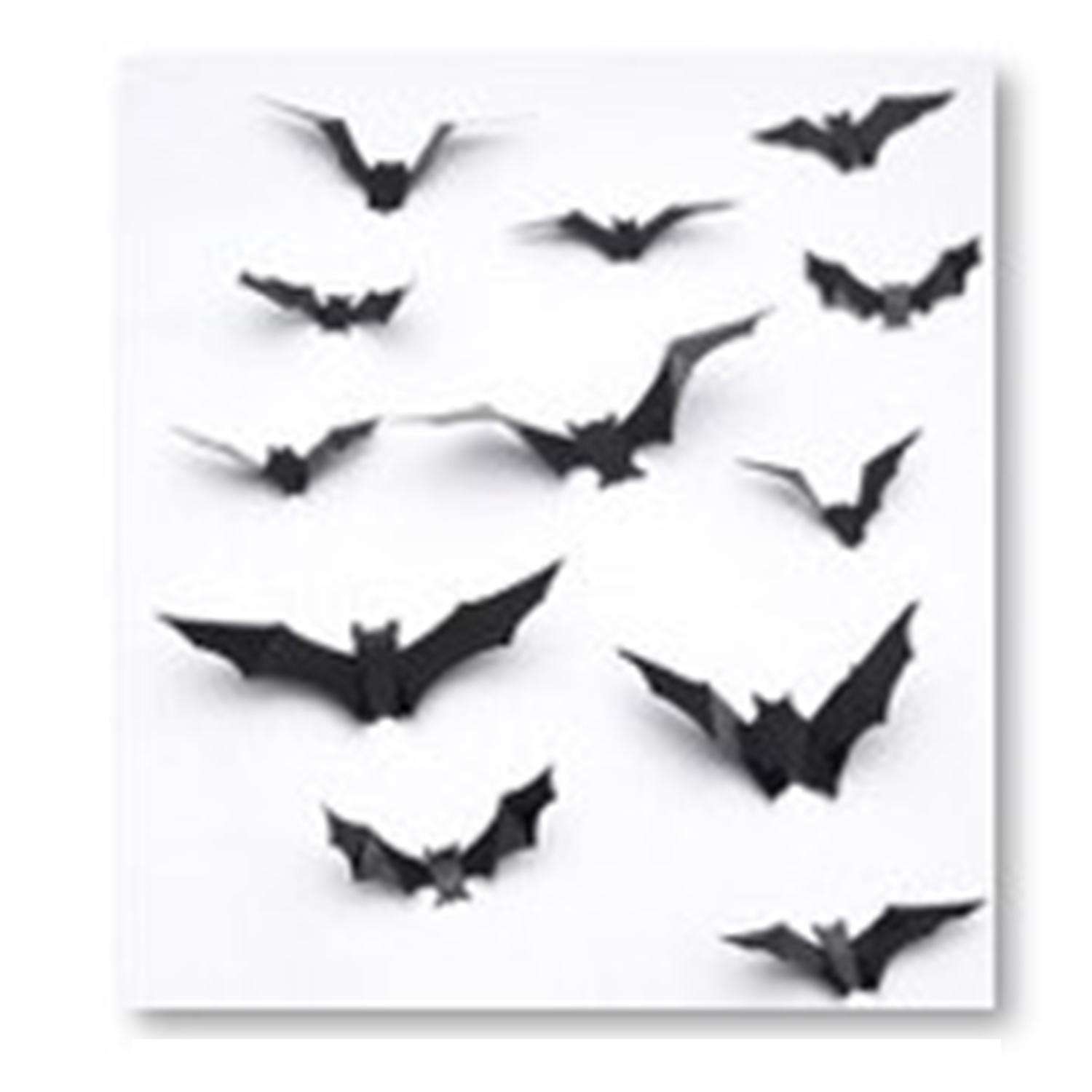 Fun World 3D Bats Stickers Halloween Decor - Ace Hardware