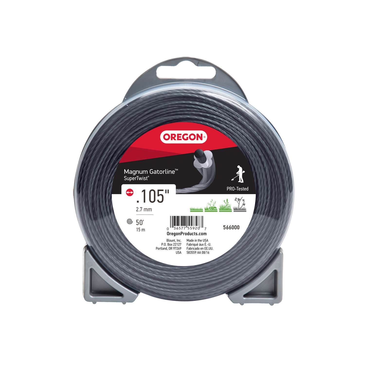 Oregon Magnum Gatorline 0.105 in. D X 50 ft. L Trimmer Line - Ace Hardware