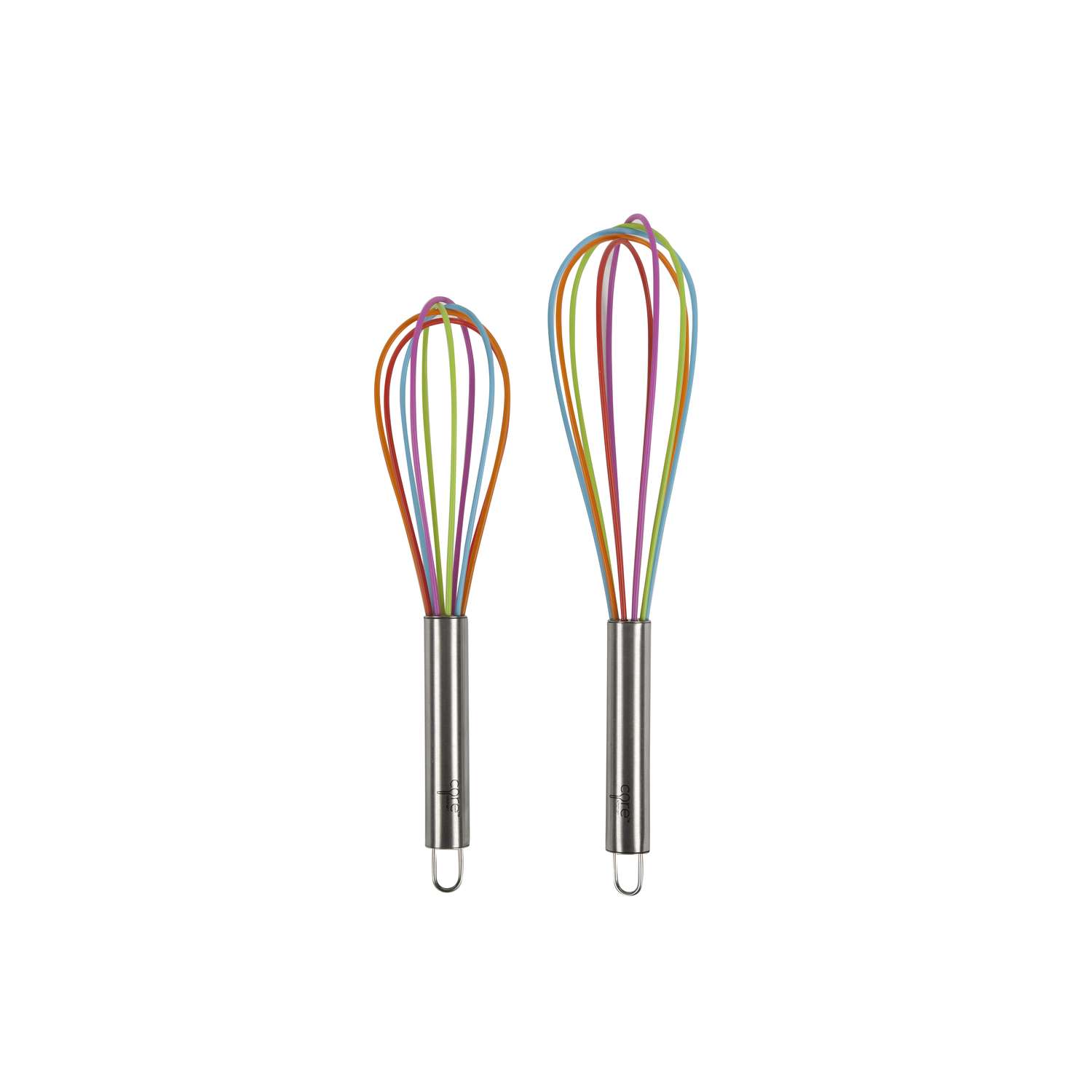 Core Kitchen Multi-Colored Silicone/Stainless Steel Whisk Set Mfr ...
