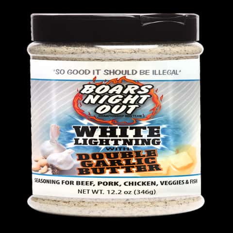 Boars Night Out White Lightning with Butter and Garlic BBQ Seasoning 12 ...