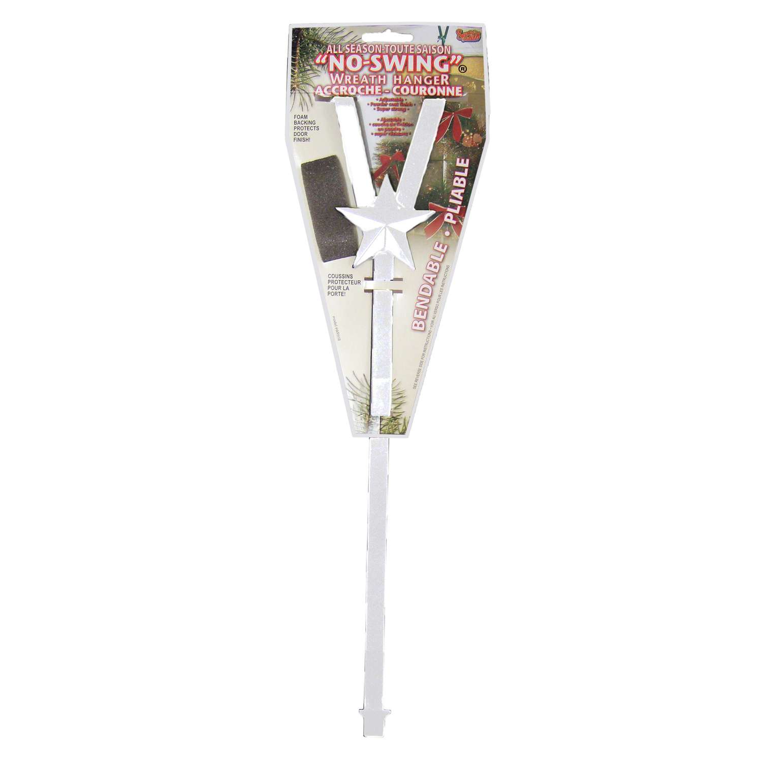 Christmas Mountains No Swing Wreath Hanger 1 pk - Ace Hardware
