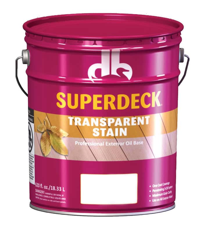 Superdeck Transparent Cedar Oil-Based Wood Stain 5 gal - Ace Hardware