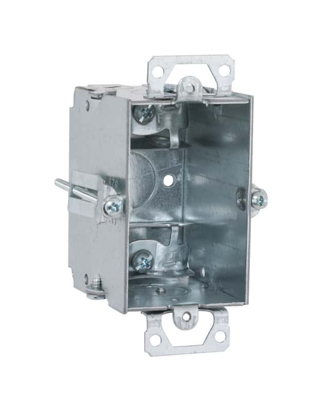 Raco 12-1/2 cu in Rectangle Steel 1 gang Switch Box Gray - Ace Hardware