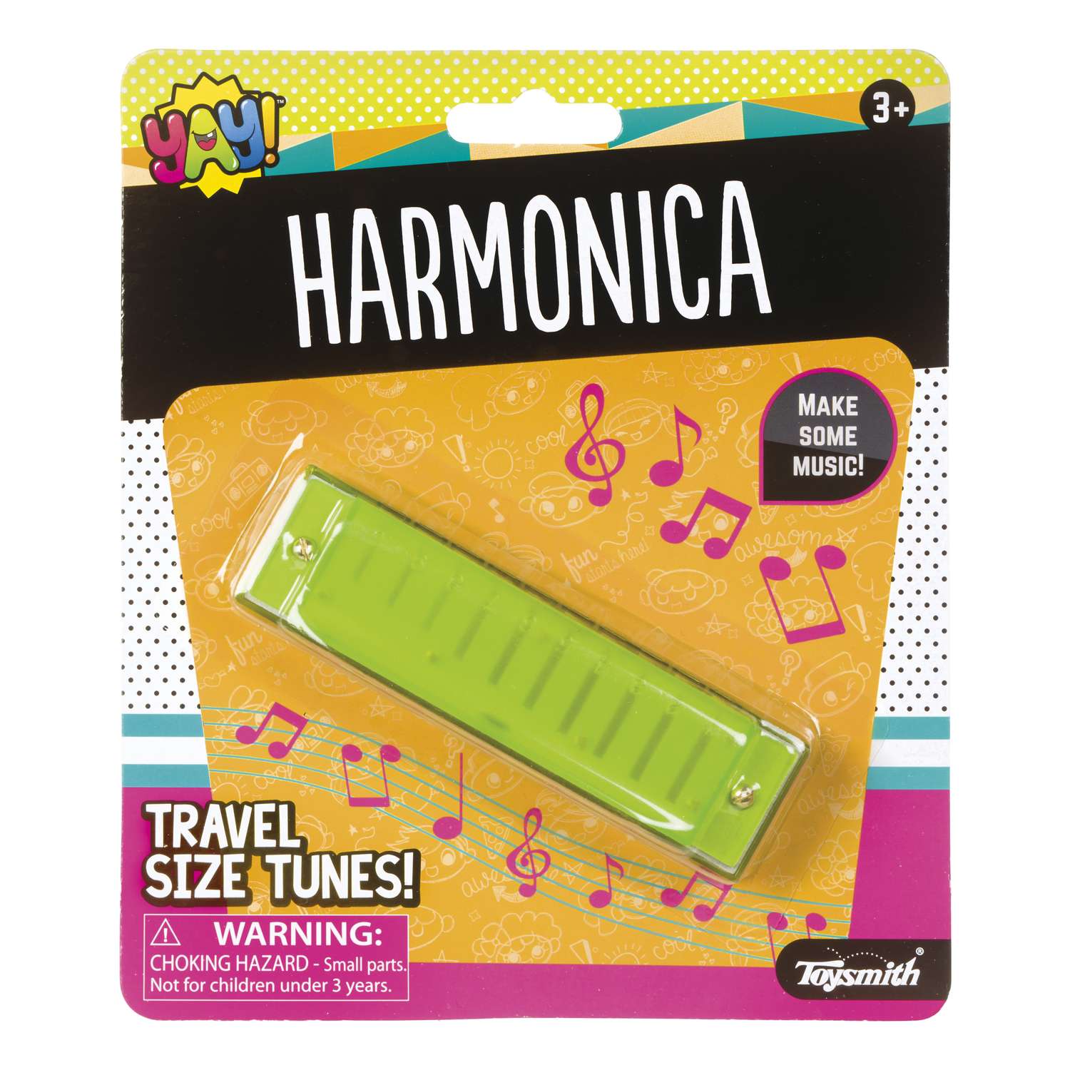 Toysmith Yay Harmonica Toy Plastic Green 1 pc - Ace Hardware