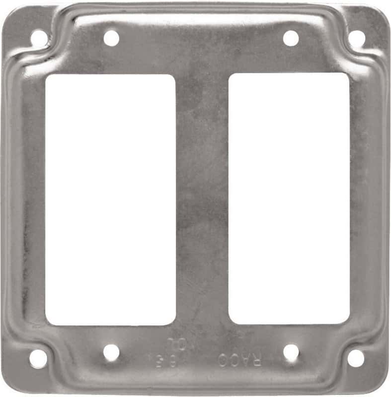 Raco Square Steel 2 gang Box Cover - Ace Hardware