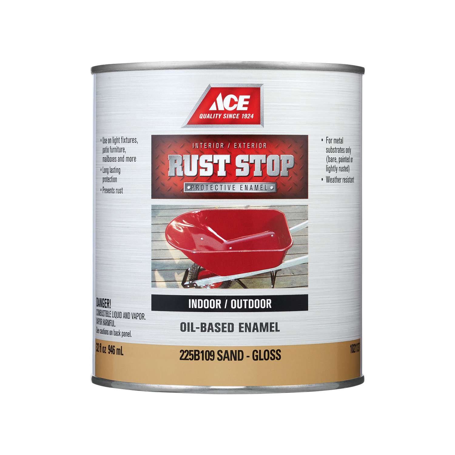 Ace Rust Stop Indoor/Outdoor Sand Oil-Based Enamel Rust Preventative ...