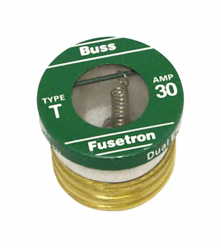 Bussmann 30 amps 125 volts Plastic Time Delay Plug Fuse 2 pk - Ace Hardware